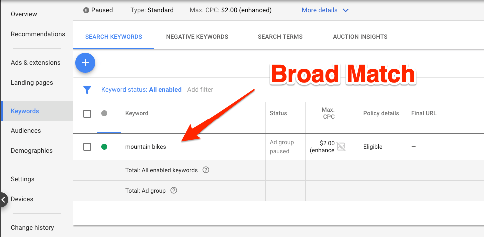 Guide to Google Ads Keyword Match Types (Updated 2020) Guide to Google Ads Keyword Match Types (Updated 2020)